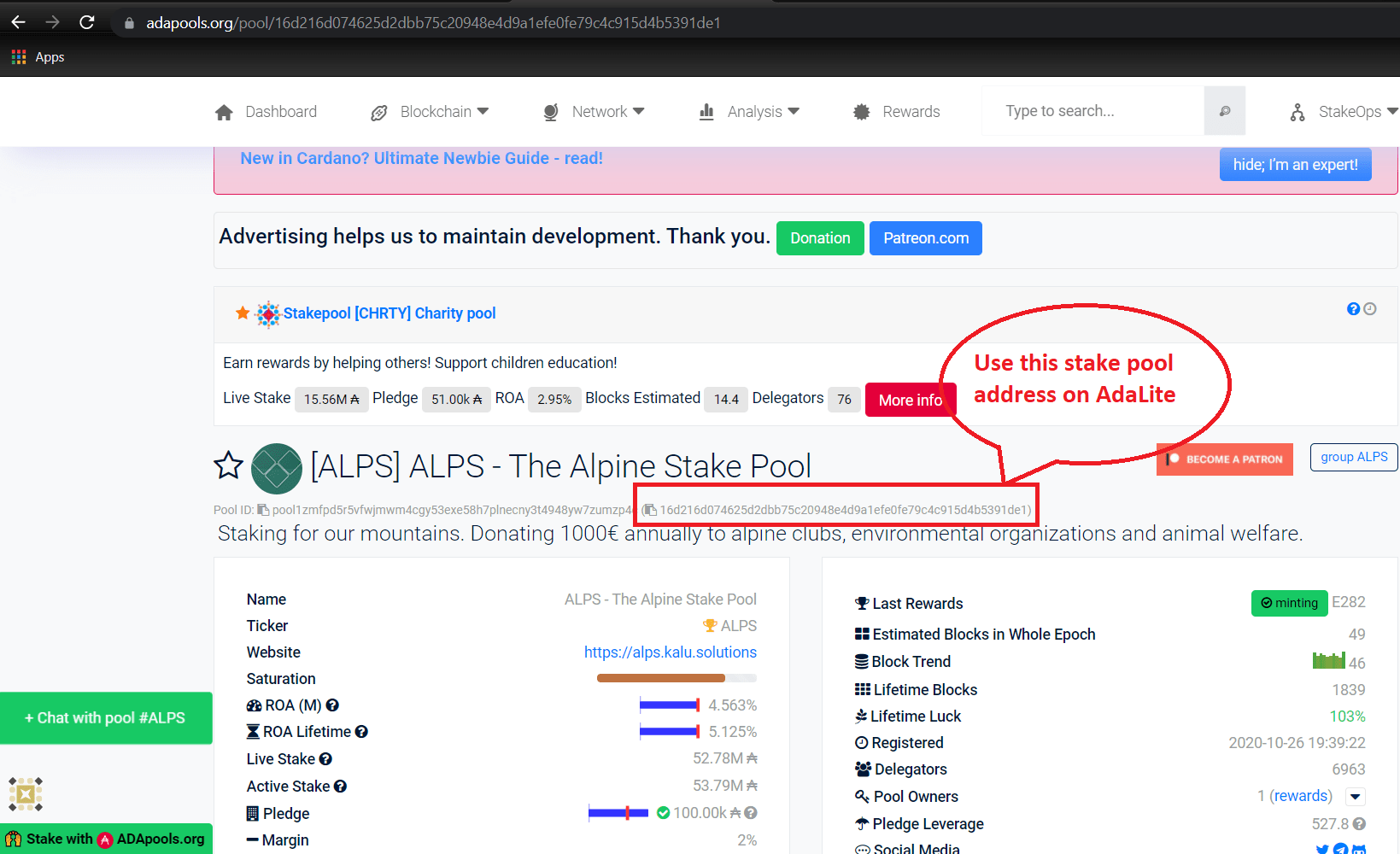 ADA Staking – Cardano | Crypto Staking Rewards
